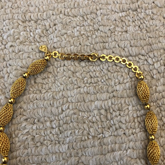 Biagi | Jewelry | Vintage Biagi Gold Mesh Bead Necklace | Poshmark